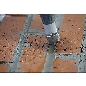 JINYO Mortar Trowel Rubber Handle Mortar Trowel Mortar Pointing Trowel Jointer Trowel Iron Bucket Handle Pointing Tool Narrow Bucket Brick