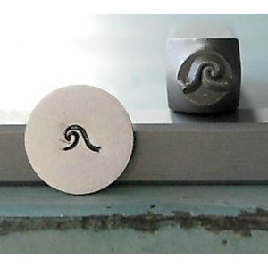 Supply Guy 5mm Wave Curl Metal Punch Design Stamp CH-67