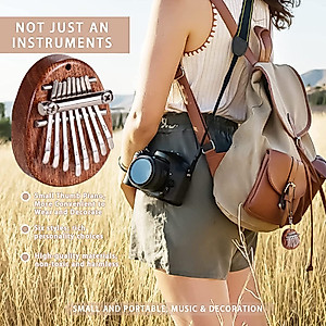 Lehay Mini Kalimba Thumb Piano 8 key Finger Mbira with Lanyard