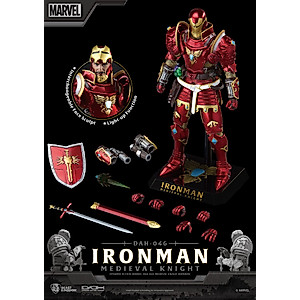 Beast Kingdom Medieval Knight Iron Man DAH-046 Dynamic 8ction Action Figure, Multicolor