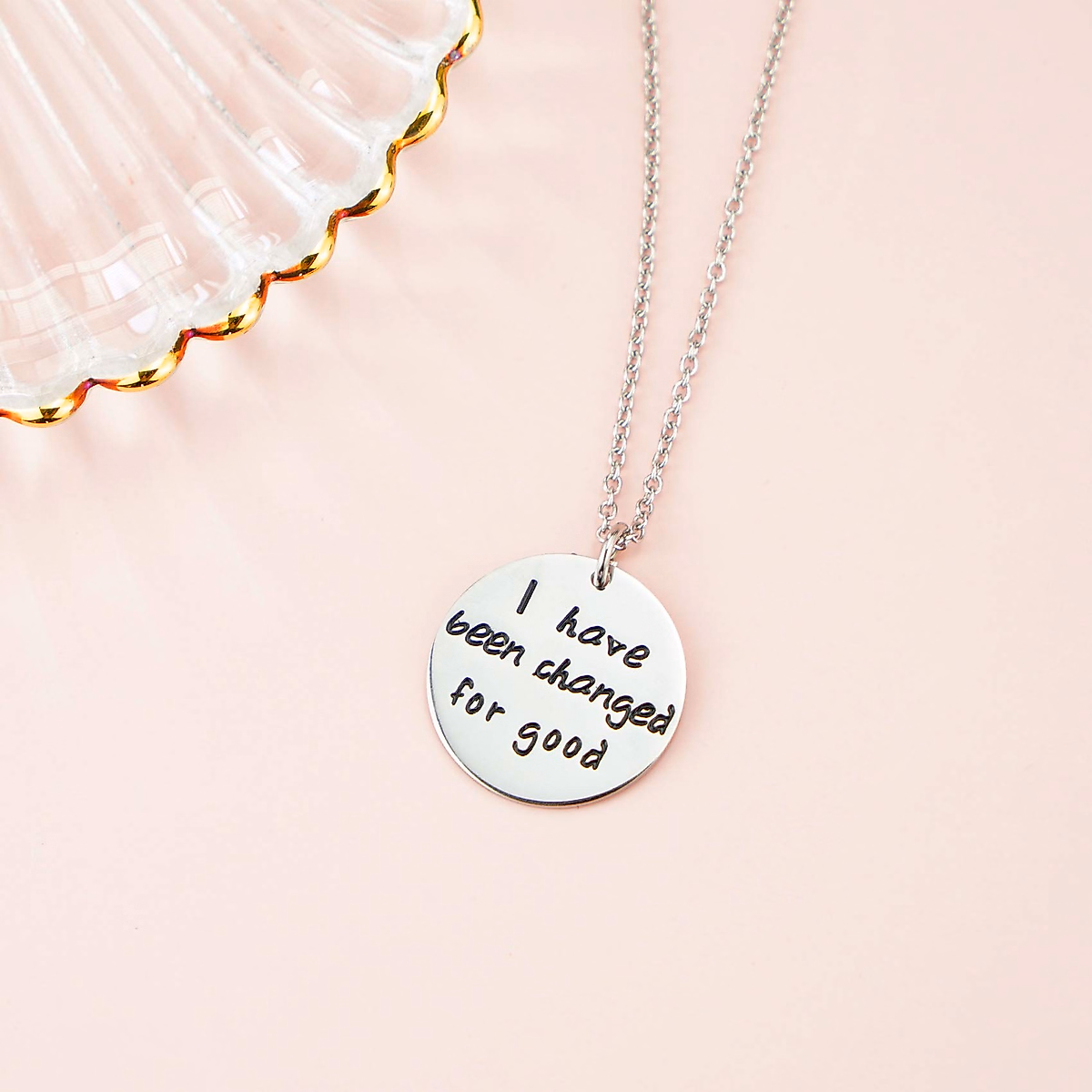 Melix Home Wicked the Musical Necklace Because I Knew You,I Have Been Changed for Good Gifts for Sister Friendship Gifts BFF Gifts Necklace Set of 2 (necklace)