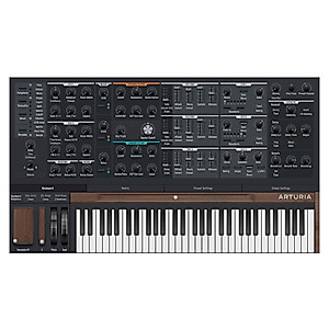 Arturia PolyBrute 6-Voice Polyphonic Morphing Analog Synthesizer Natural Wood