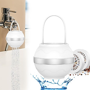 Bath Filter for Tub, Bathtub Water Filter - Remove Chlorine, Bath Ball Filter, 2,500 Gallons, BPA Free, 8 Stages Bath Filter - Removes Hundreds of Contaminants for Healthier Skin and Hair