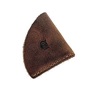 Rustic Leather Corner Bookmark 3-Pack Handmade by Hide & Drink :: Bourbon Brown