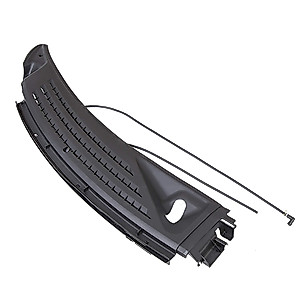 ECOTRIC Pair Front Cowl Panel Grille Vents Windshield Wiper Set w/Seals Compatible with 2009-2014 Ford F150 Replace # BL3Z15022A68A & BL3Z15022A69A Passenger Driver Side