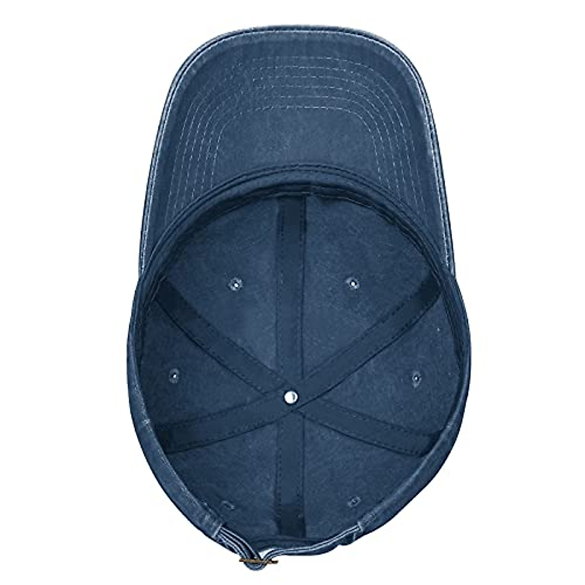 CASOWAT Alice Rock in Chains Band Denim Hats Baseball Cap for Men Women Adjustable Snapback Caps Summer Trucker Hat Navy Blue