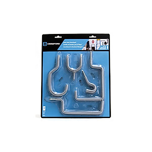 Crawford OR10 Vinyl Coated Storage Hook Assortment, 10-Piece