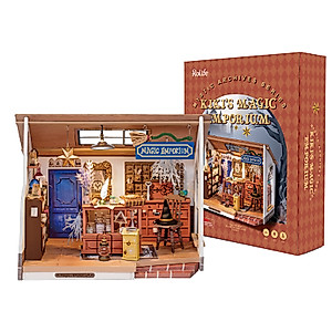Rolife DIY Miniature Dollhouse Room Kit - Magic Potion Store Diorama Kit DIY Crafts Hobbies for Women/Men Gifts for Teens Adults Home Decor