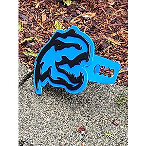 Dodge TRX Logo Custom Hitch Cover (Black & Blue)