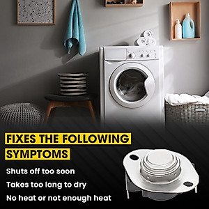 DC47-00018A Dryer High Limit Thermostat by Seentech -Exact fit for Samsung & Kenmore Dryers - Replaces 35001092 503497 AP4201898 AP6008682 PS4205217