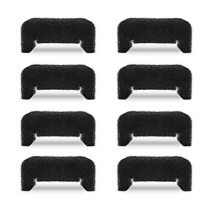 Wonder Creature Cat Fountain Filter, Sponge Foam Filter for Round and Cubic Stainless Steel Top Cat Fountain, for Crystal and 2L/67oz Cat Fountain, 8 Filters Pack, Cat Water Dispenser Foam Filter