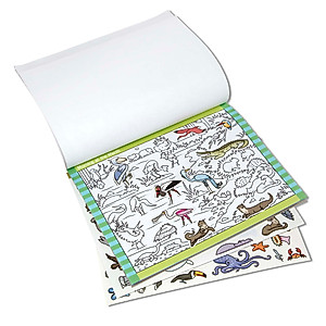 Melissa & Doug Seek and Find Sticker Pad, Animals (300+ Stickers, 14 Scenes to Color) - FSC Certified