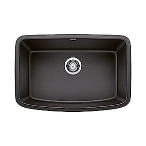 Valea 27 in. Single Bowl Kitchen Sink, Anthracite