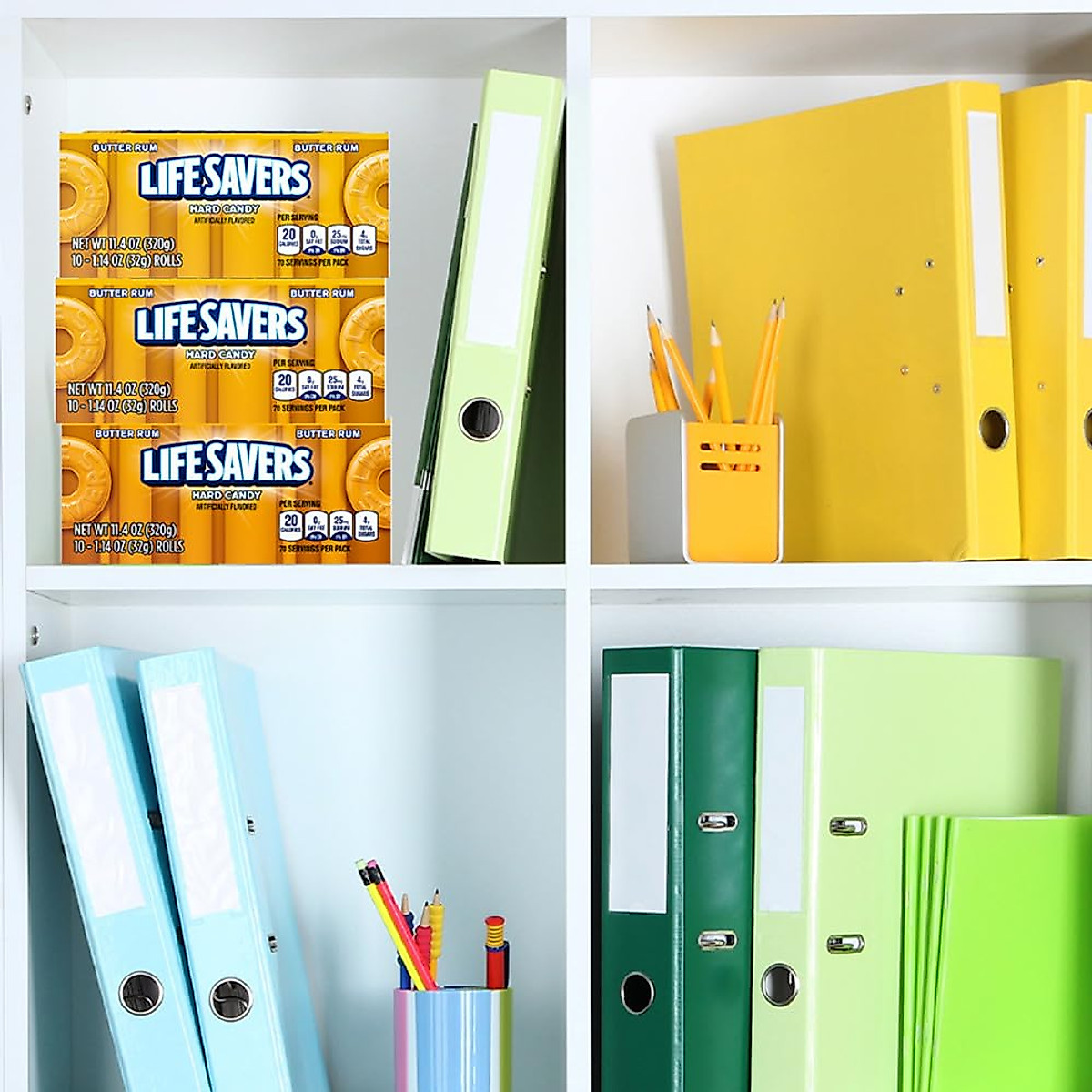 LIFE SAVERS Butter Rum Hard Candy Bulk, 1.14 ounce (20 Single Packs)