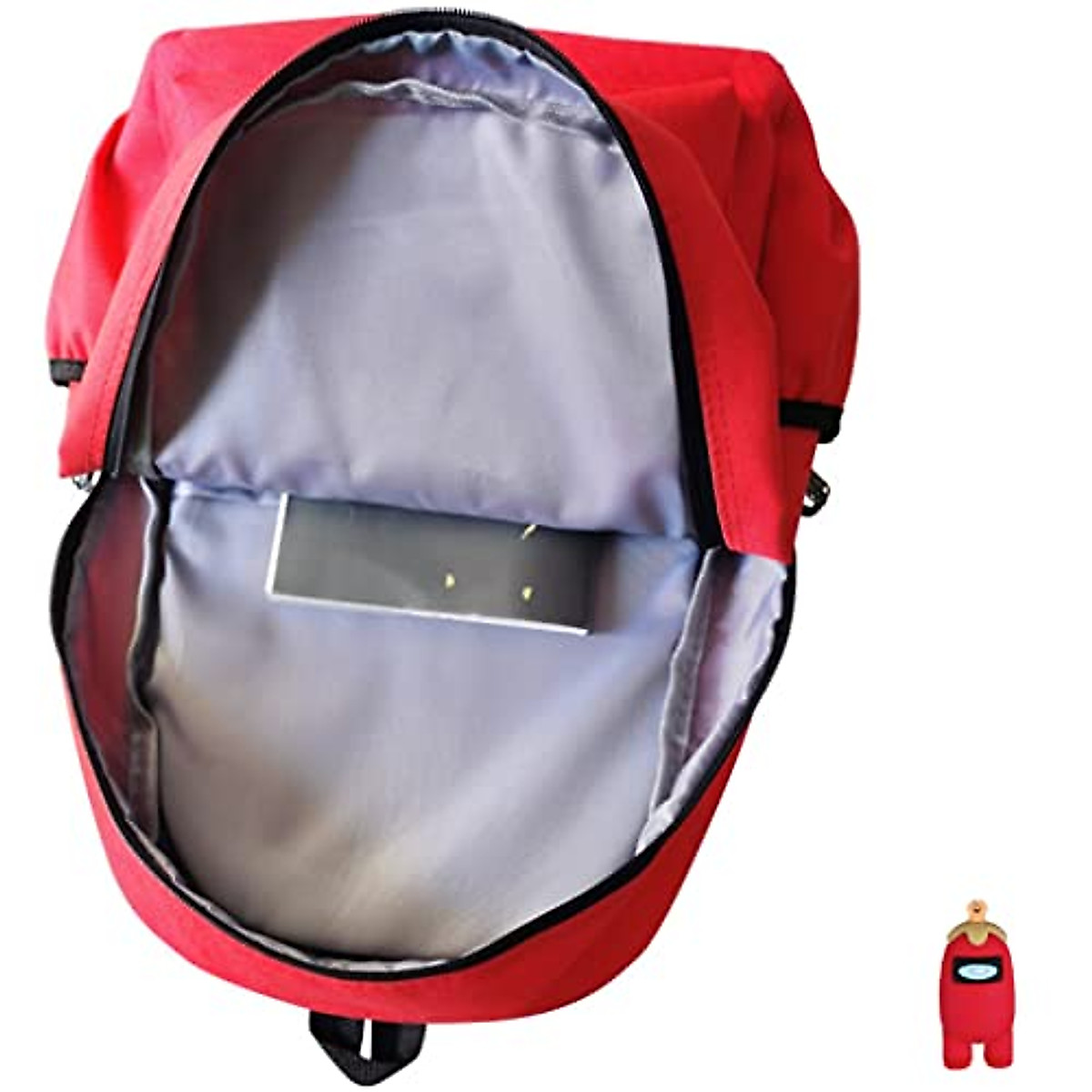 Travel Backpack for Women,Hiking Backpack for Girls,Fishing Backpack for Boys,Backpacks for Teen Girls Red 17In Key chain not included inside
