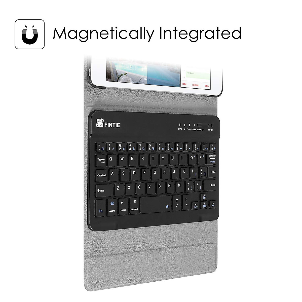 Fintie Keyboard Case for iPad Mini 5th Generation 2019 - Slim Shell Stand Cover with Magnetically Detachable Wireless Bluetooth Keyboard for 2019 iPad Mini 5 7.9", Black