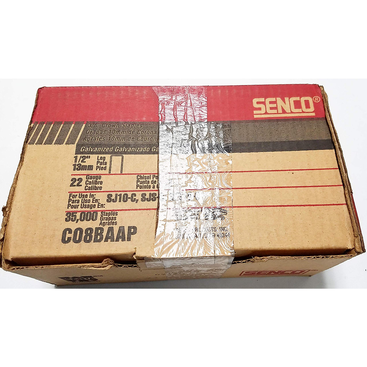 Senco C08BAAP Accuset Medium Crown Pneumatic Finish Staple