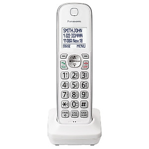 Panasonic Expandable Cordless Phone System with Answering Machine and Call Block - 3 Cordless Handsets & Additional Cordless Phone Handset for use with KX-TGD63x Series Cordless Phone Systems