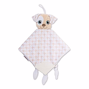 BooginHead Pacifier Holder Stuffed Animal Pacifier Lovey with Baby Teether, Puppy