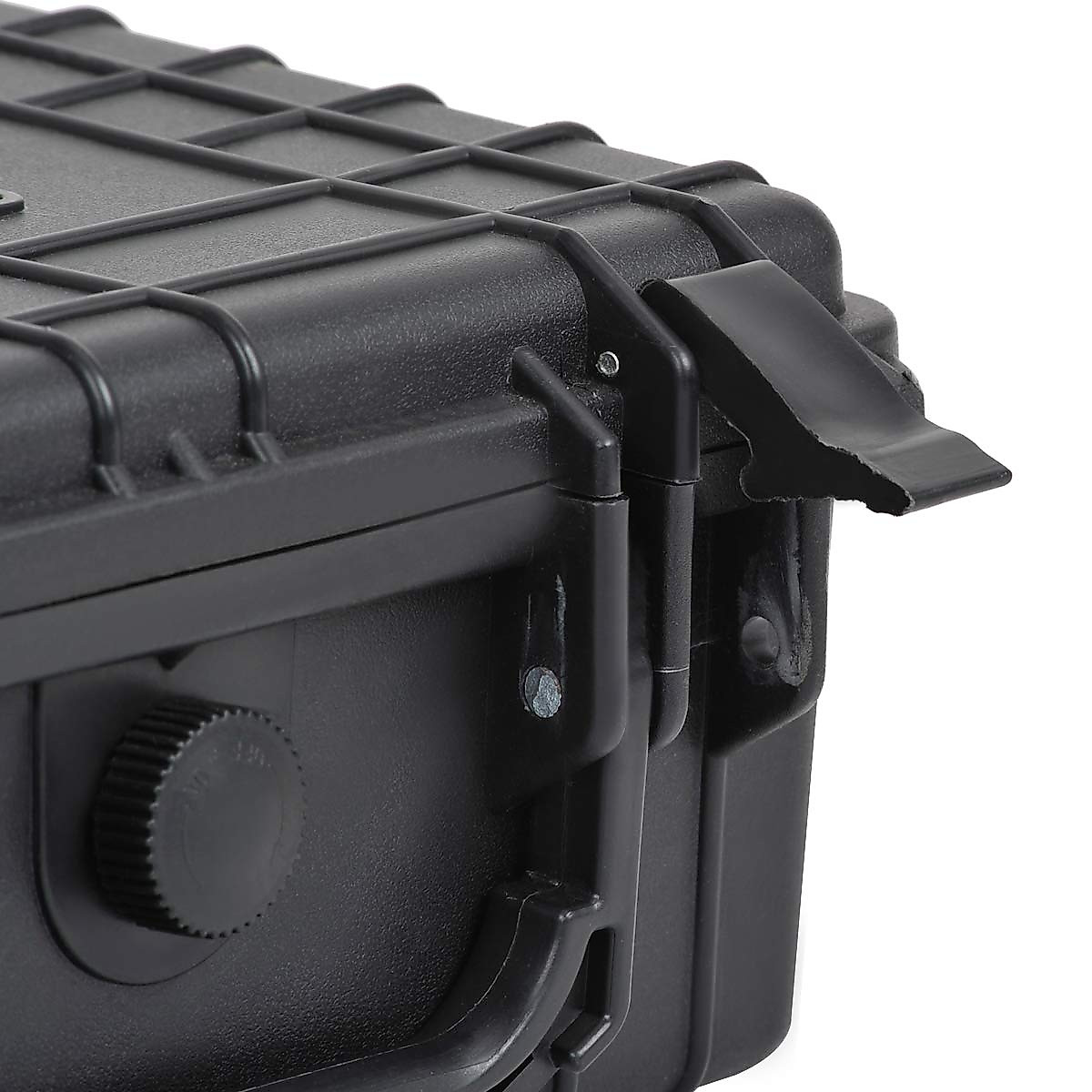 MEIJIA Portable Waterproof Protective Hard Case,Compact Camera Case with Customizable Fit Foam,Fit for Drones,Camera,Lens, 9.17inchx7.56inchx4.33inch, Black