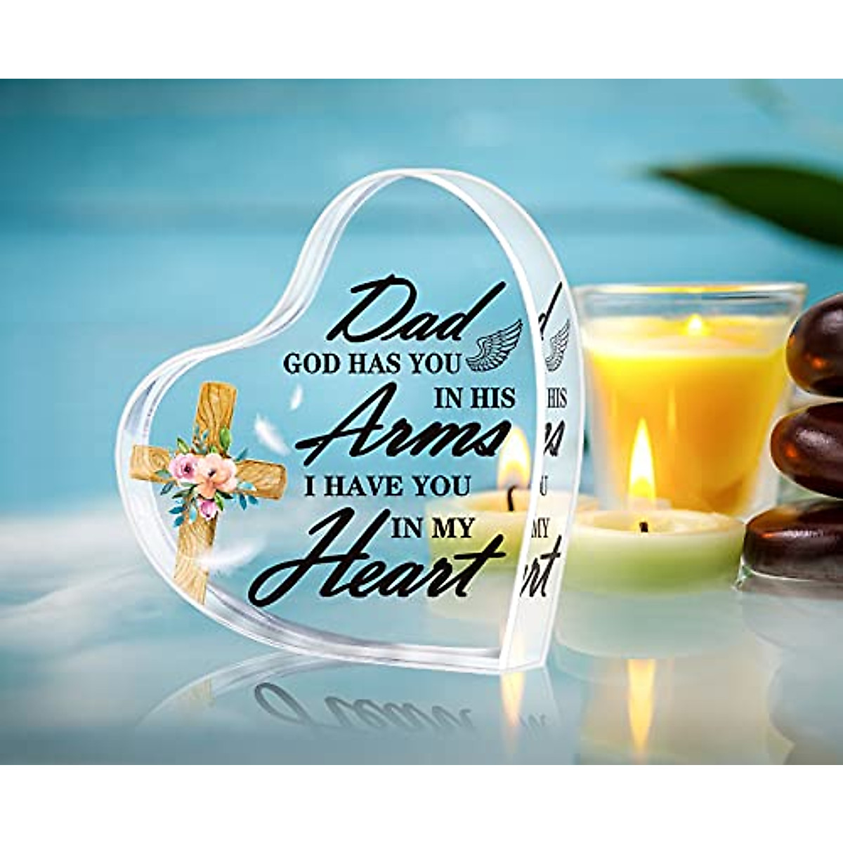 PETCEE Sympathy Gifts for Loss of Father,Memorial Gifts for Loss of Dad,Bereavement Funeral Condolence Rememberance Grief Gift for Loss,Sorry for Your Loss of Father,in Memory of Loved Dad