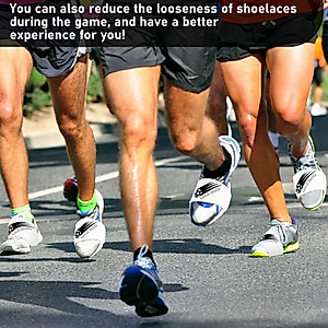 Patelai 4 Pcs Soccer Cleat Lace Cover Football Shoe Band Soccer Shoe Cover Football Cleat Bands Youth Adult for Season(Youth,White)