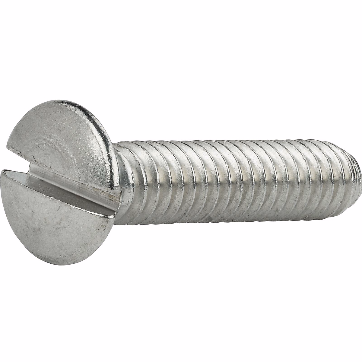 1/4-20 x 2-1/2" Slotted Oval Head Machine Screws Stainless Steel 18-8 Qty 25 D&J