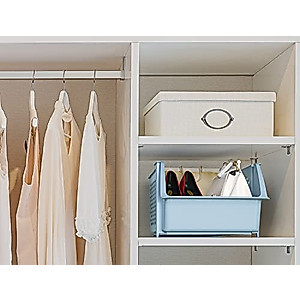 Skywin Plastic Stackable Storage Bins for Pantry - 2 Pack Stackable Bins For Organizing Food, Kitchen, and Bathroom Essentials (Multi)