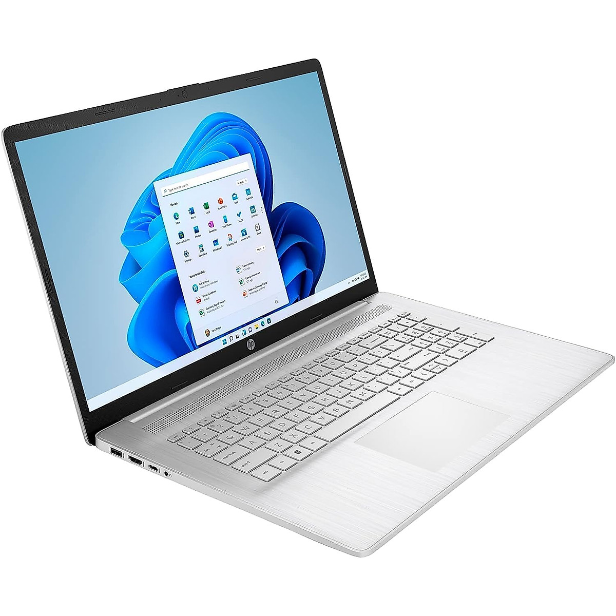 HP 2023 17 17.3" Touchscreen HD+ Business Laptop Computer, 12th Gen Intel 10-Core i5-1235U (Beat i7-1195G7), 64GB DDR4 RAM, 2TB PCIe SSD, WiFi, Bluetooth 5.0, Silver, Windows 11 Pro, BROAG Cable