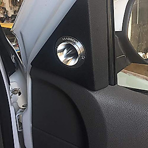 Massive Audio CT4-1 Inch / 25.5mm, 120 Watts Max, 30 Watts RMS. 100dB, 4 Ohm, Neodymium Tweeter - Super Bullet Tweeter Speaker for Cars (Sold Individually)