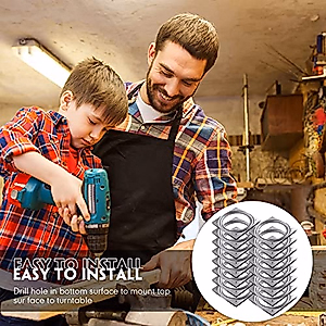 Pack of 8, 6-Inch Lazy Susan Hardware, Silver Lazy Susan Turntable Bearing 5/16" Thick 300lbs for Turntable, Serving Trays, Kitchen Storage Racks, Craft Table, Rotating Bearing Plate