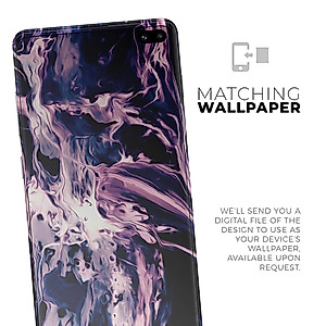 DesignSkinz Blurred Abstract Flow V32 Protective Vinyl Decal Wrap Skin Cover Compatible with The Samsung Galaxy S20 (Screen Trim & Back Glass Skin)