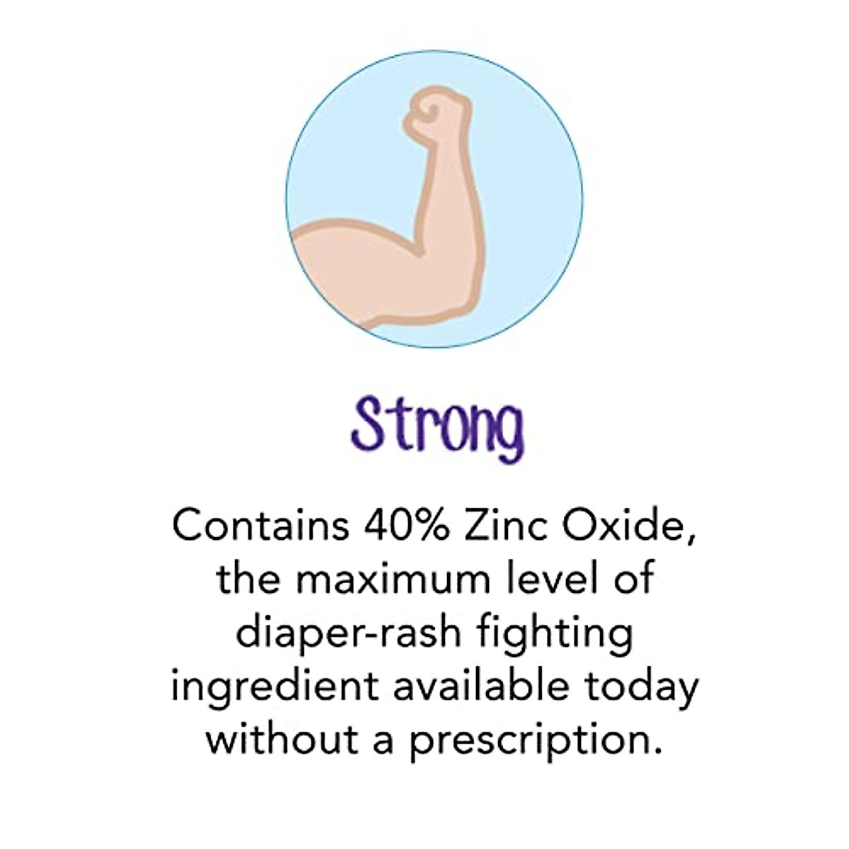 Desitin Maximum Strength Baby Diaper Rash Cream with 40% Zinc Oxide for Treatment, Relief & Prevention, Hypoallergenic, Phthalate- & Paraben-Free Paste, Travel Size, 2 oz (Pack of 6)