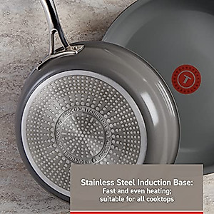 T-fal Ceramic Excellence Reserve Nonstick Cookware Set 10 Piece Induction, Pots and Pans