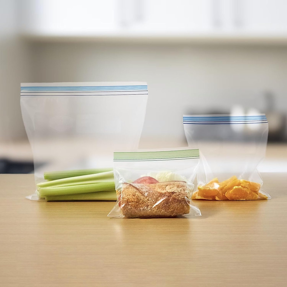 Food Storage Variety Pack, 340 Count | BPA-Free - Multi-Size Snack, Sandwich, Quart, and Gallon Bags for Food and Freezer Storage