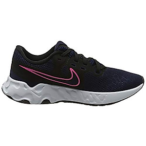 Nike Women's WMNS Renew Ride 2 Running Shoe, Blackened Blue Sunset Pulse Black Cyber, 7.5 us