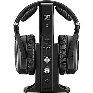 Sennheiser RS 195 RF Wireless Headphone Systems for TV Listening with Selectable Hearing Boost Preset