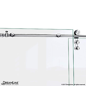 DreamLine SHDR-6260760-08 Shower Door, 56-60" W x 76" H, Polished Stainless Steel