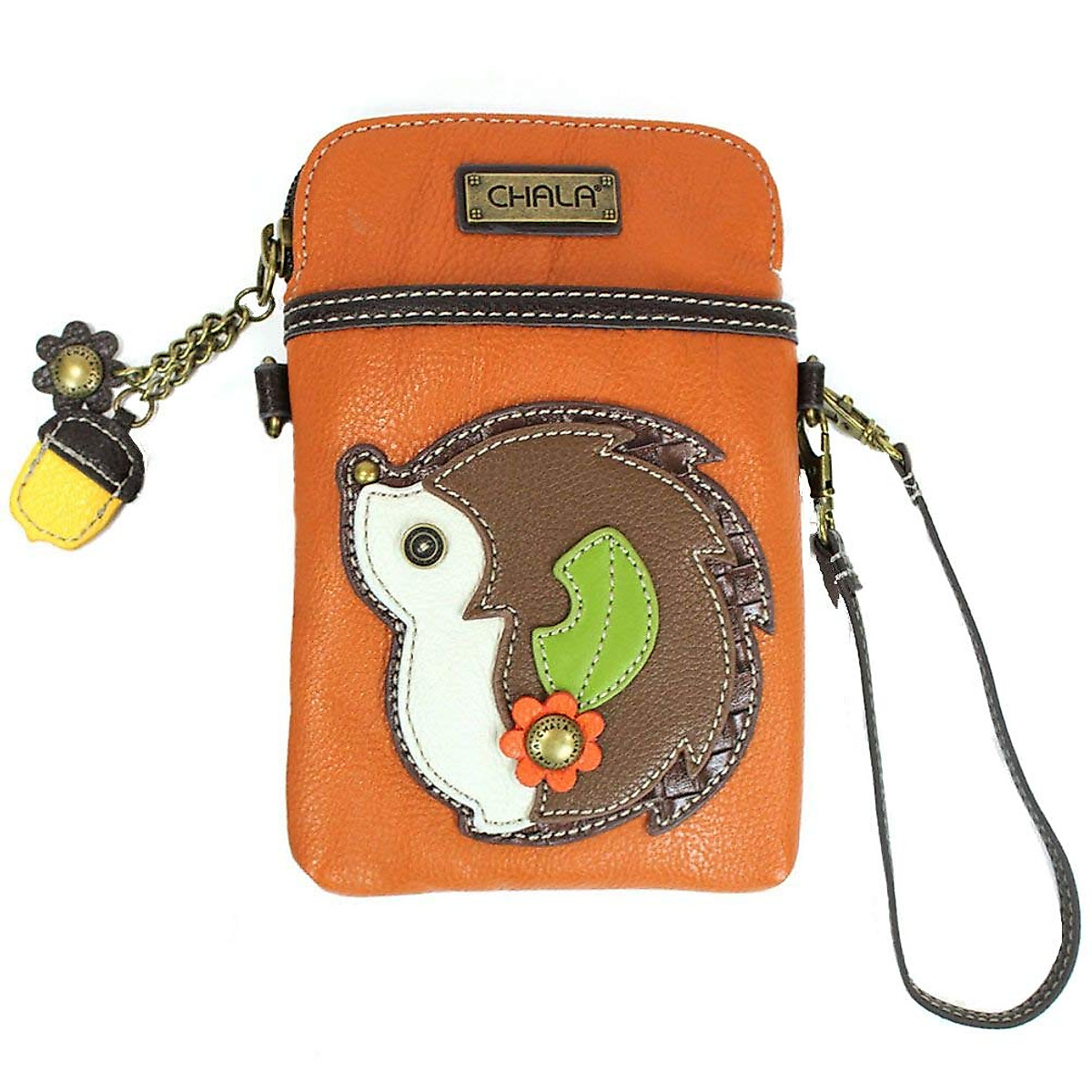 Chala Hedgehog Cellphone Crossbody Handbag - Convertible Strap
