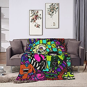 Lanzhi Movies Blanket Plush Flannel Fuzzy Throw Blankets 60"x50"