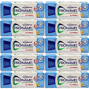 10 Packs of Sensodyne Pronamel Children Daily Fluoride Toothpaste! European!