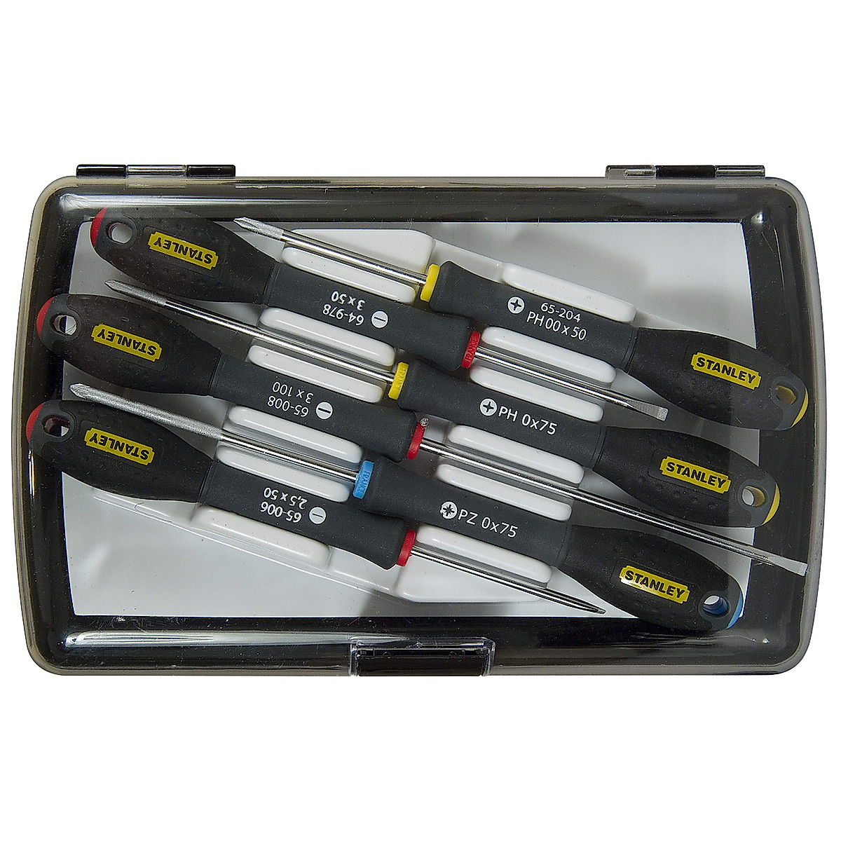 Stanley 0-65-492 Instrument set (6 piece), Black/Yellow