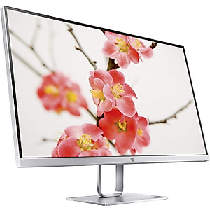 HP Pavilion 27q 27-inch QHD 2k 1440p IPS LED Monitor with AMD FreeSync Support, 100% sRGB, and VESA Mounting Bracket (1HR73AA#ABA) - Silver