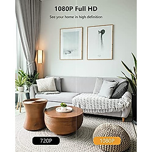 Imou Home Security Camera 2 Pack 1080P Baby Monitor with Night Vision, 2-Way Audio, Human Detection, Sound Detection, Plug in WiFi Indoor Camera Dog Cam with App, 2.4G Wi-Fi Only, Works with Alexa