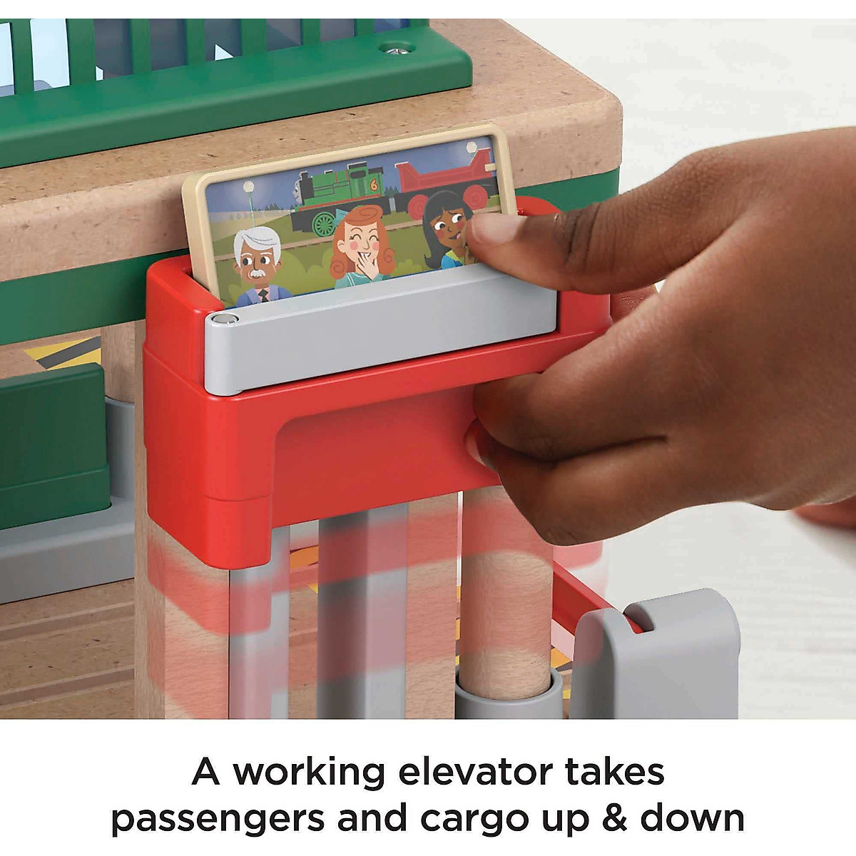 Thomas & Friends Wooden Railway Toy Train Set Knapford Station Passenger Pickup Wood Playset for Preschool Kids Ages 3+ Years