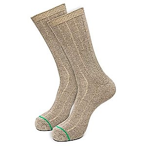 Insect Shield Lightweight and Comfy Traveler Sock with Built-In Bug Repellent, Khaki, Medium (Pack of 2)