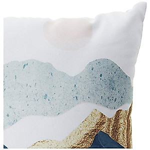 Society6 Space Frog Designs Summer Vista Indoor Throw Pillow, 16"x16", Multi