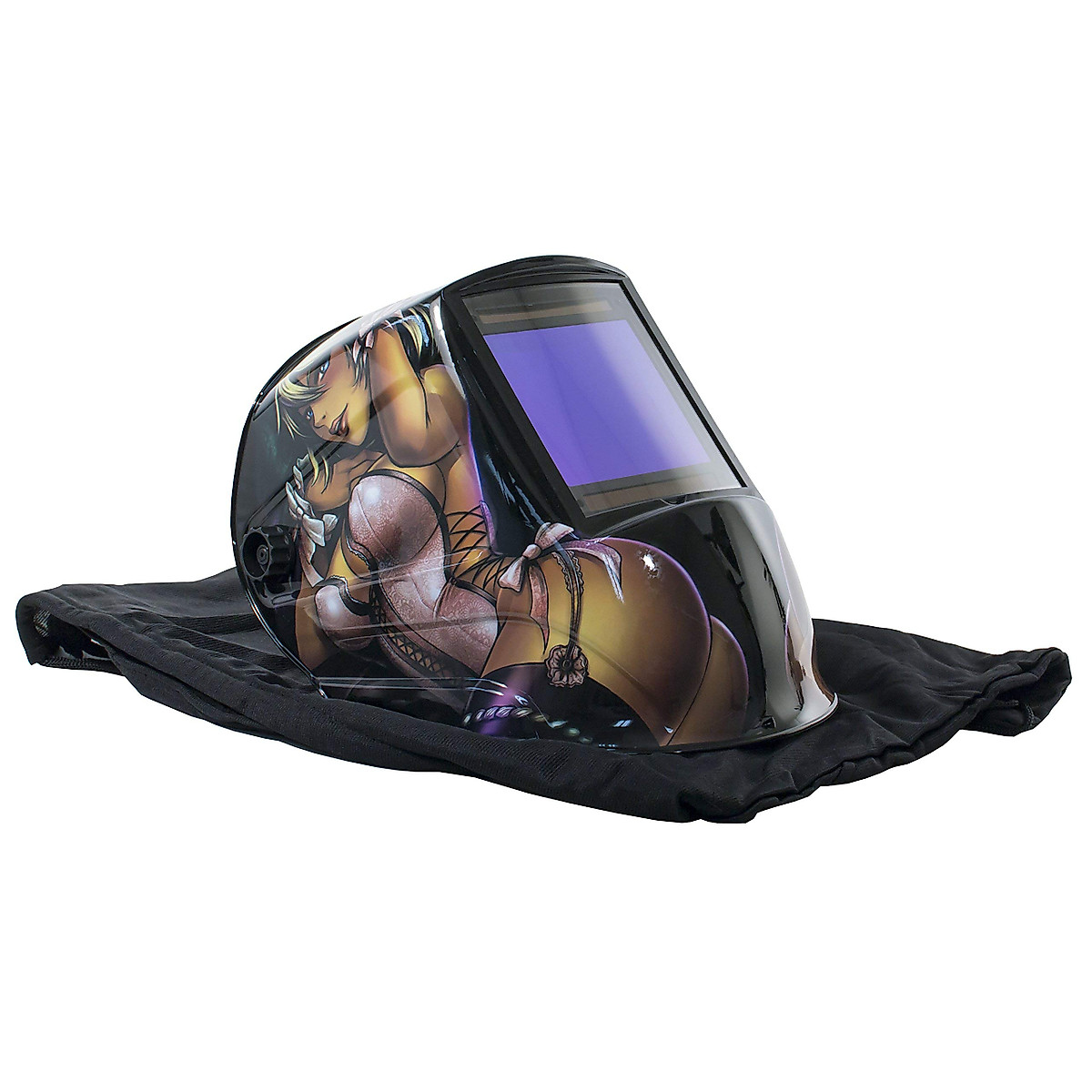 TGR Extra Large View True Color Auto Darkening Welding Helmet - 4"W x 3.65"H (Anime)