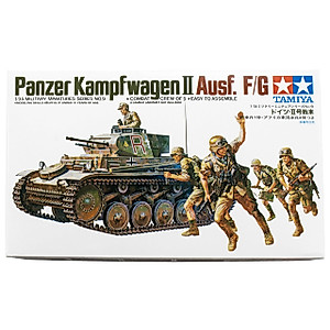 TAMIYA 1/35 Panzer Kampfwagen II Plastic Model TAM35009 Plastic Models Armor/Military 1/35