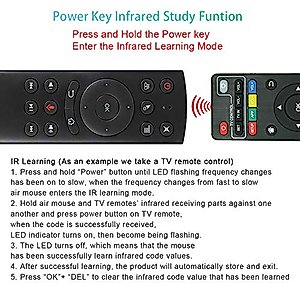 Dupad story G20S Voice Remote Control,2.4G Wireless Voice Control Sensing Air Remote Mouse with IR Learning for Nvidia Shield,PC,Projector,Smart TV,Android TV Box